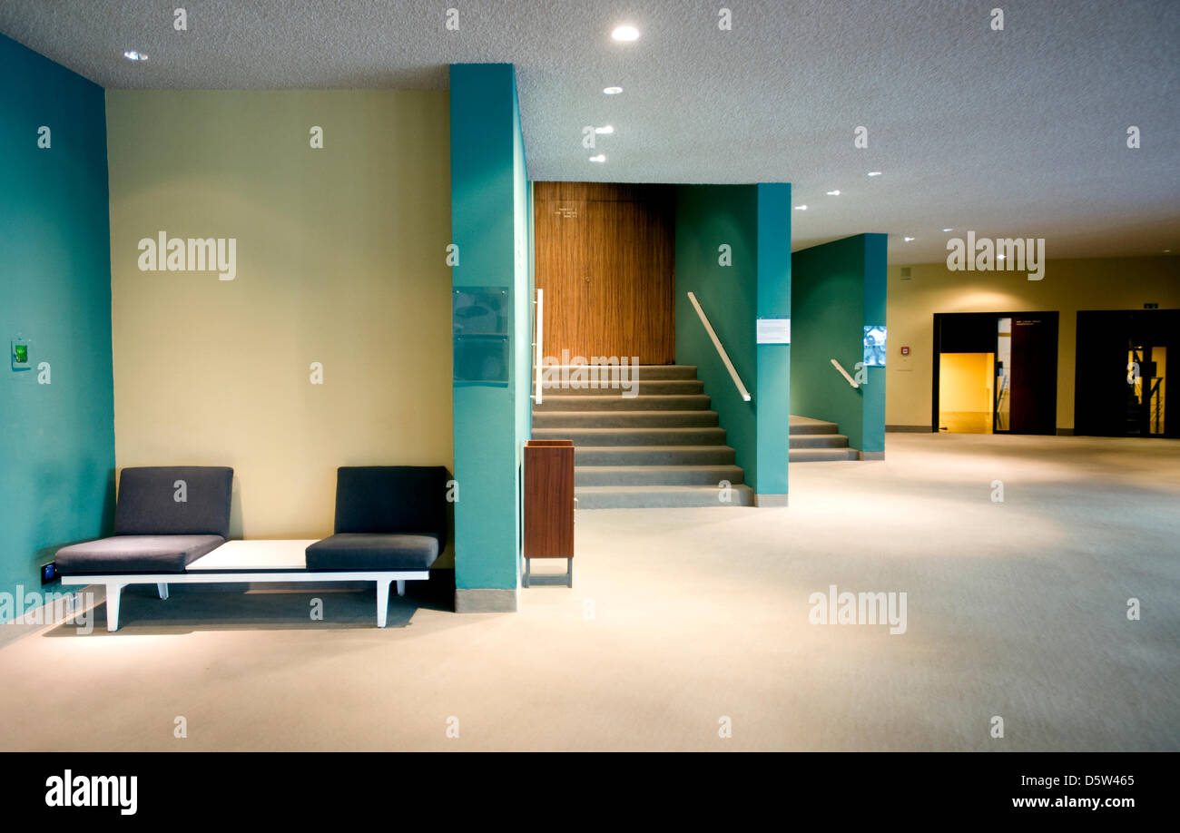 Foyer of Deutsche Oper Berlin (German Opera House) in Berlin, Germany ...