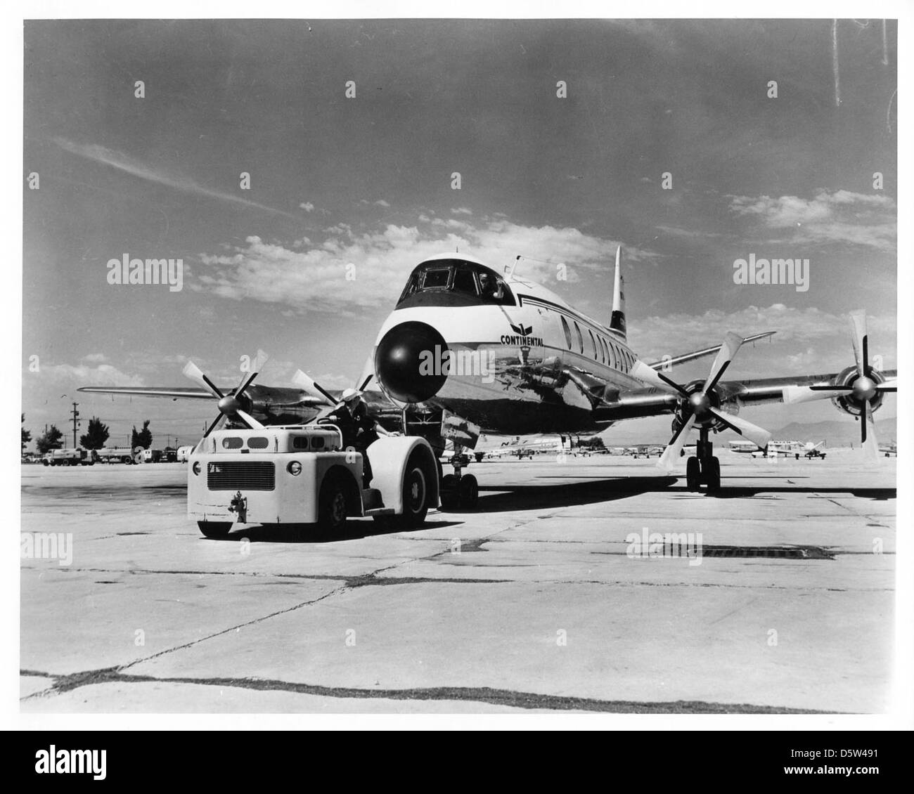 The Vickers Viscount, a British-built turboprop airliner, was used by ...