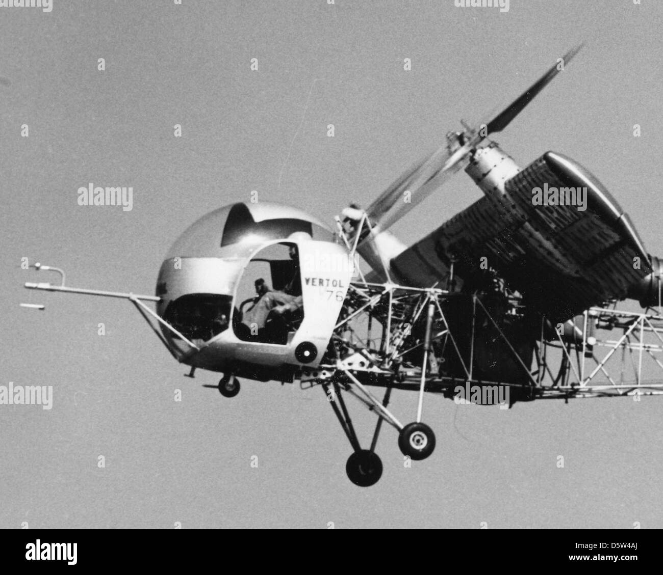 The Vertol Model 76 was a prototype tilt-rotor aircraft developed in ...
