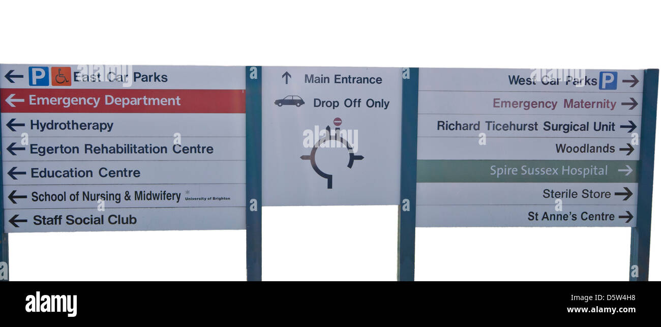 Hospital Signs Uk Stock Photos & Hospital Signs Uk Stock Images - Alamy