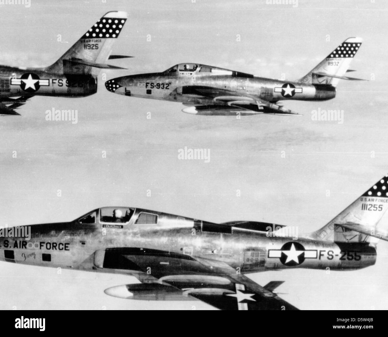 The Republic RF-84F Thunderflash, used by the 45th Tactical ...