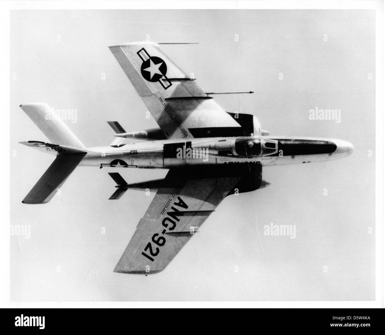 Republic RF-84F "Thunderflash" of the 154th TRS, ARK-ANG (Little Rock ...