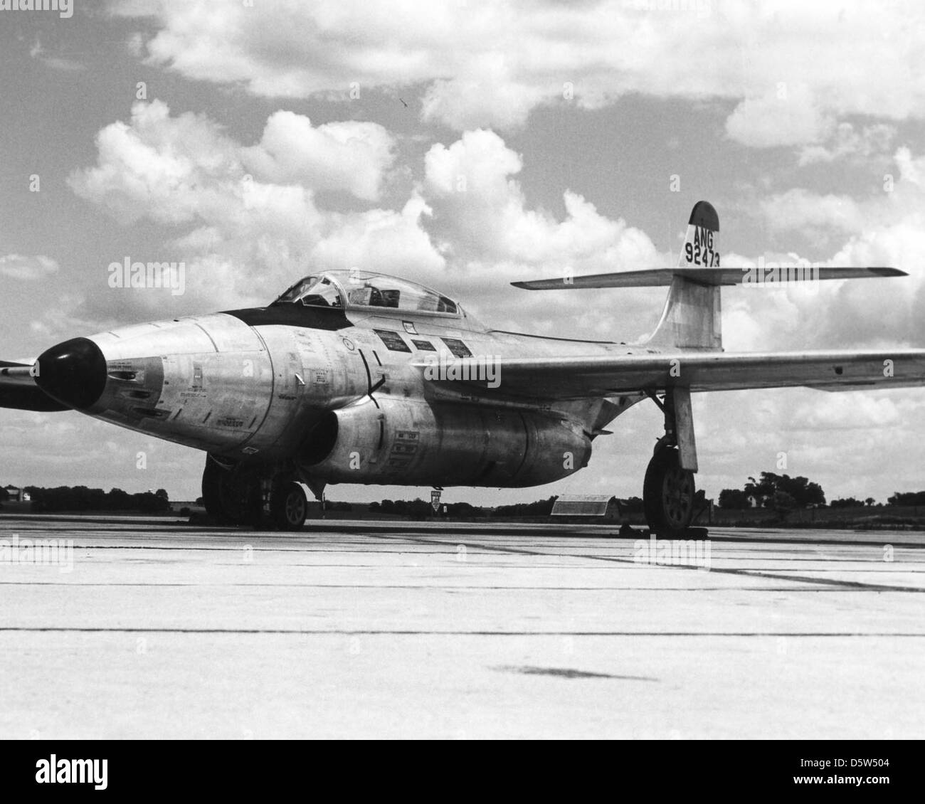 The Northrop F-89B 'Scorpion' of the 176th Fighter Interceptor Squadron ...