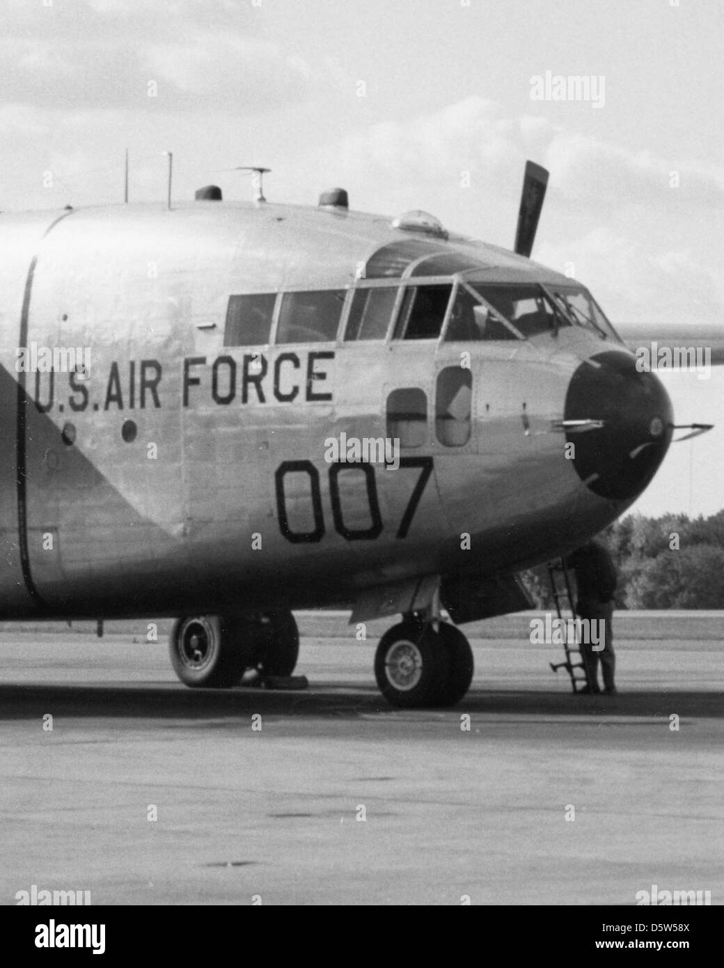 The Fairchild C-119F Flying Boxcar was a twin-engine transport aircraft ...