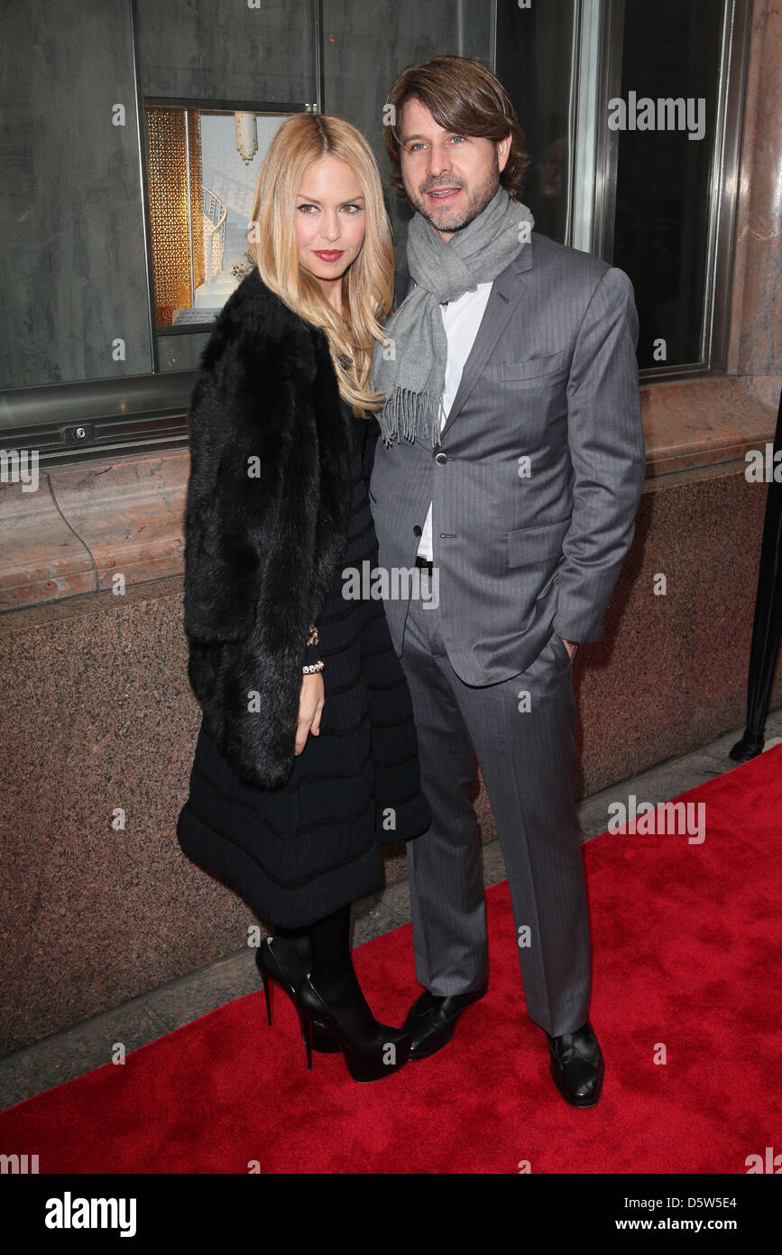 Rachel Zoe and her husband Roger Berman unveil the new window design at ...