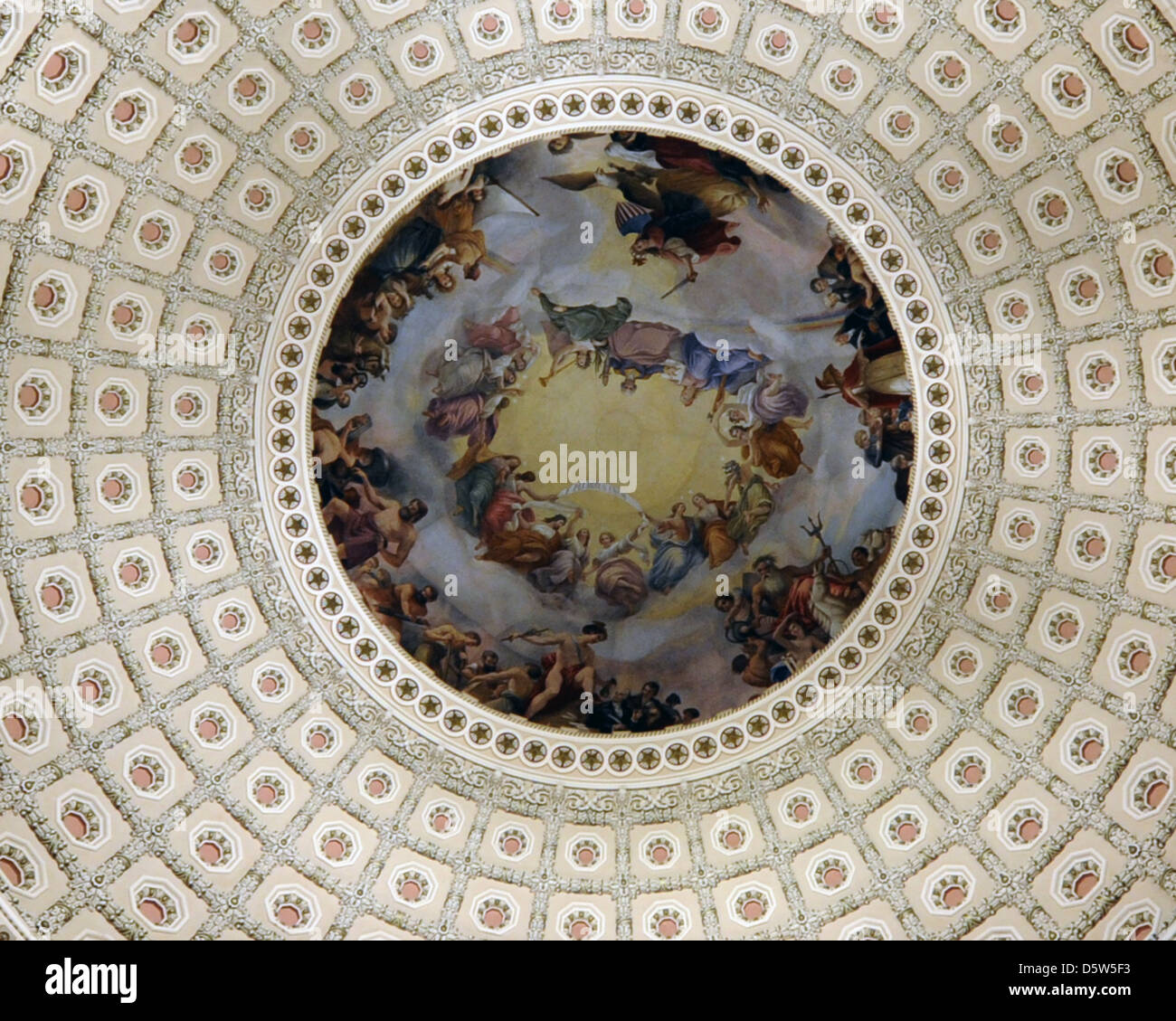 Us capitol rotunda paintings hi-res stock photography and images - Alamy