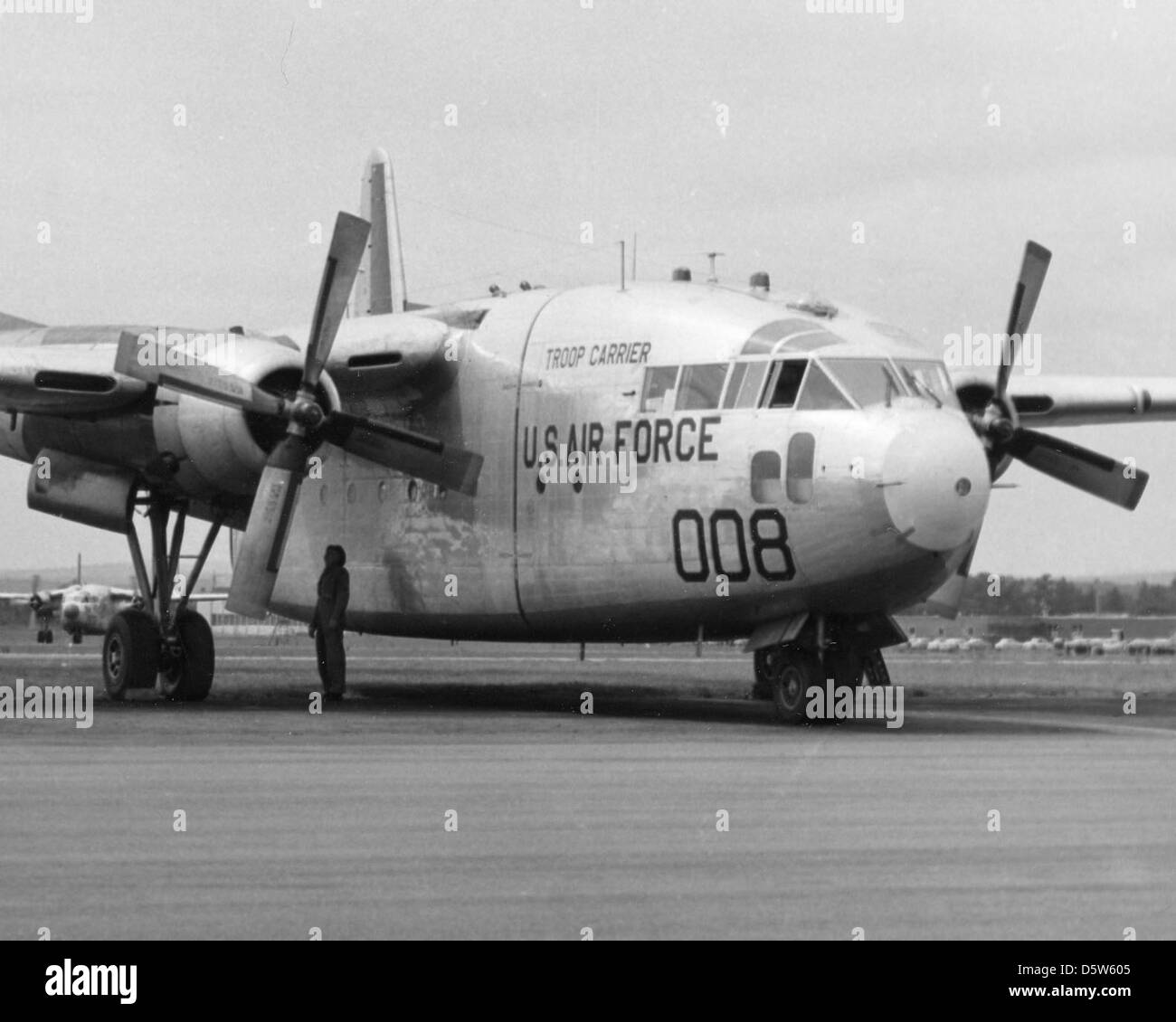 The Fairchild C-119F Flying Boxcar was a cargo aircraft used by the U.S ...