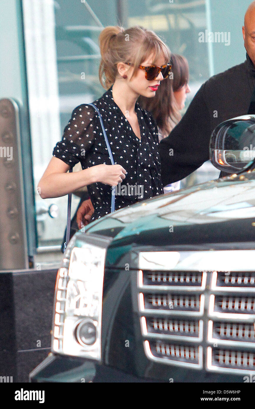 Taylor Swift leaving lunch at Toast Cafe in West Hollywood Los Angeles ...