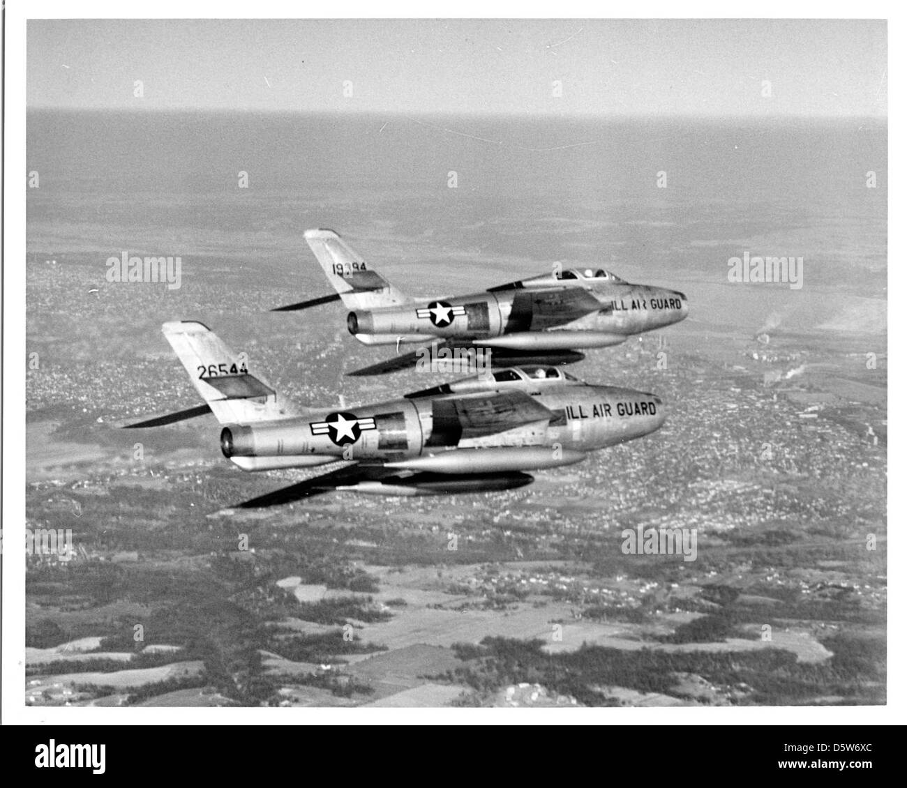 General Motors and Republic F-84F "Thunderstreaks" of the 170th FBS ...