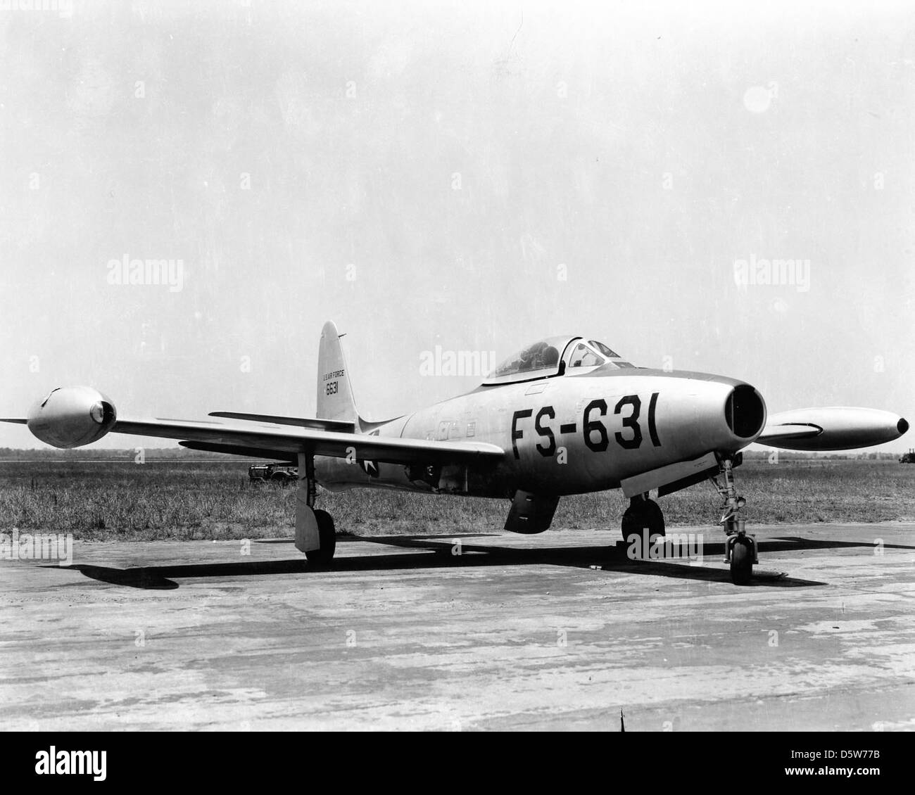 Republic P-84B (F-84B)-31-RE "Thunderjet Stock Photo - Alamy