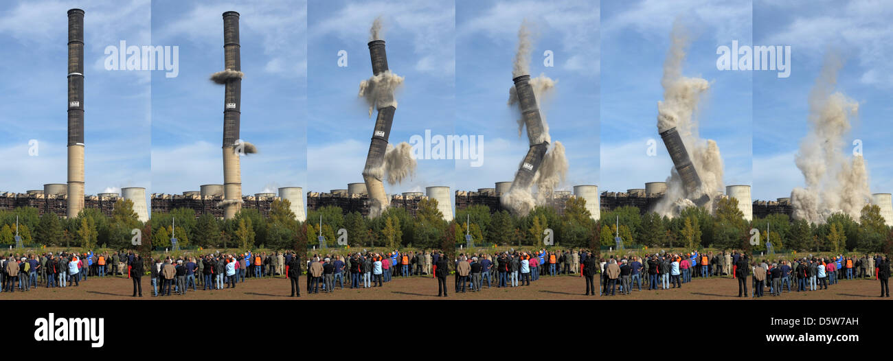 (COMBO) A composite photo dated 06 October 2012 shows the last 300 ...