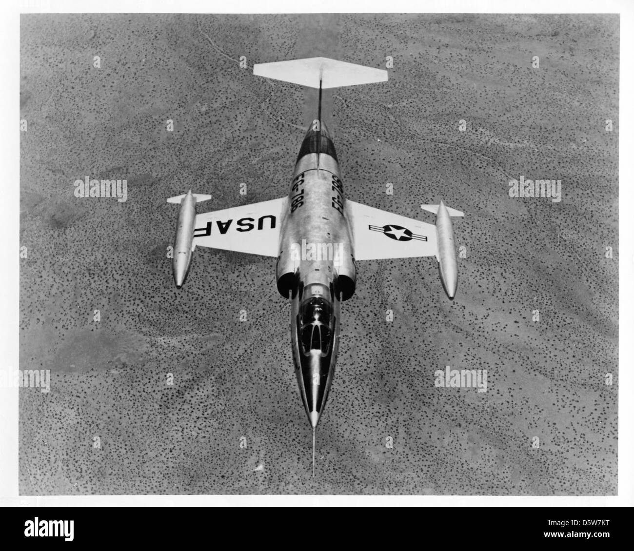 The Lockheed XF-104-LO 'Starfighter' was a prototype supersonic ...