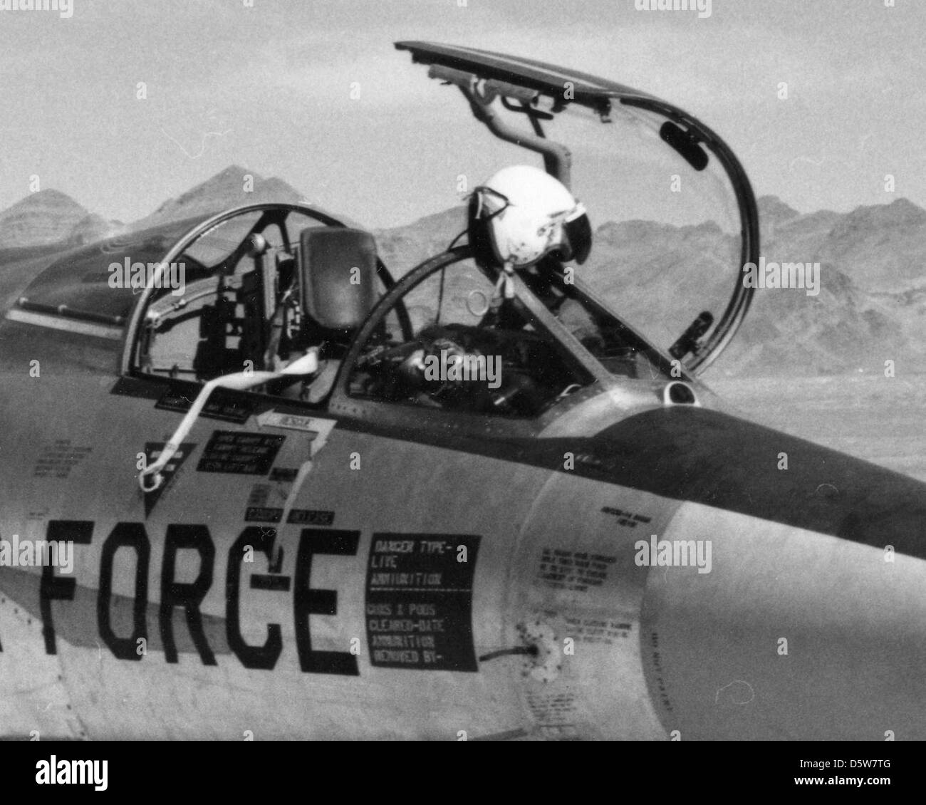 The Lockheed F-104A-10-LO Starfighter, a single-engine supersonic ...