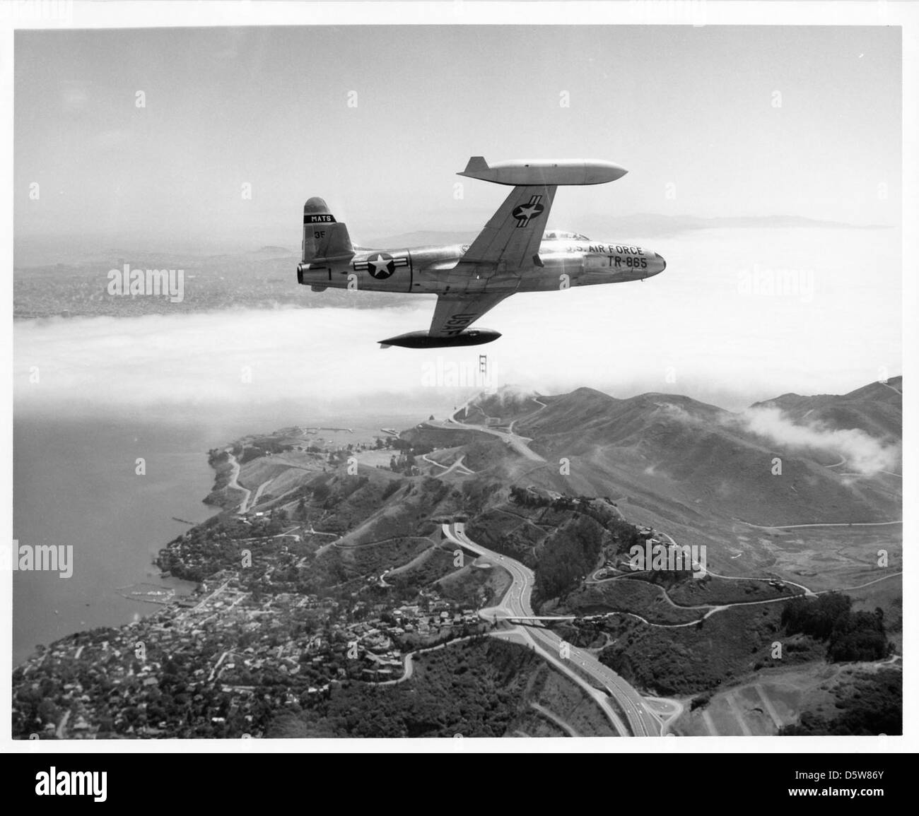 Lockheed Shooting Star Black and White Stock Photos & Images - Alamy