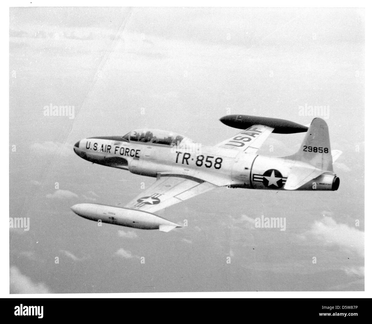Lockheed t33a shooting star Black and White Stock Photos & Images - Alamy