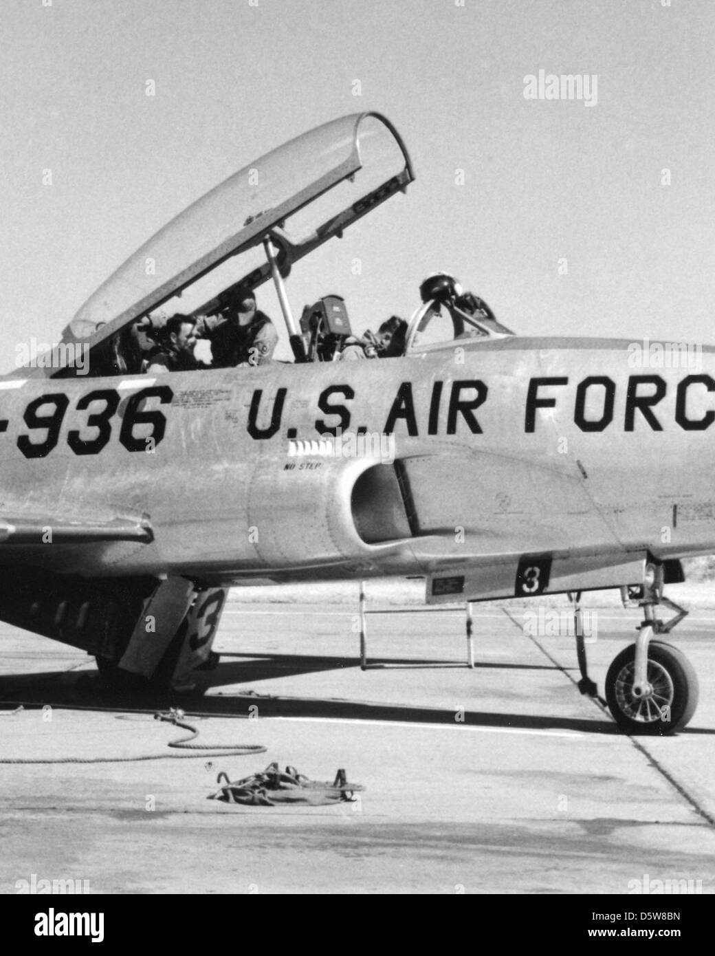 The Lockheed T-33A-1-LO Shooting Star was a jet trainer aircraft ...