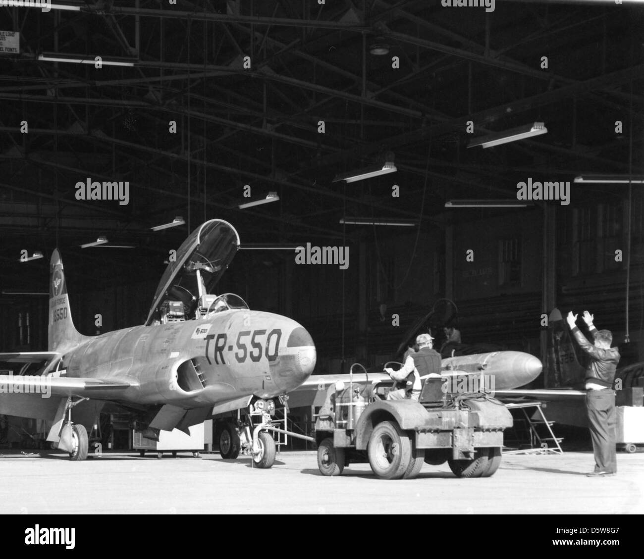 The Lockheed T-33A-1-LO Shooting Star, a twin-engine jet trainer, was ...
