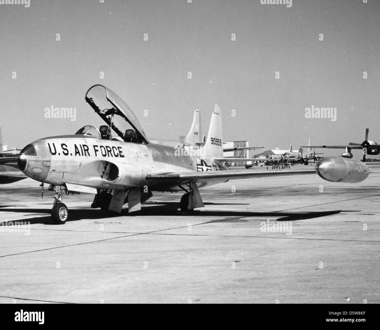 Lockheed shooting star Black and White Stock Photos & Images - Alamy