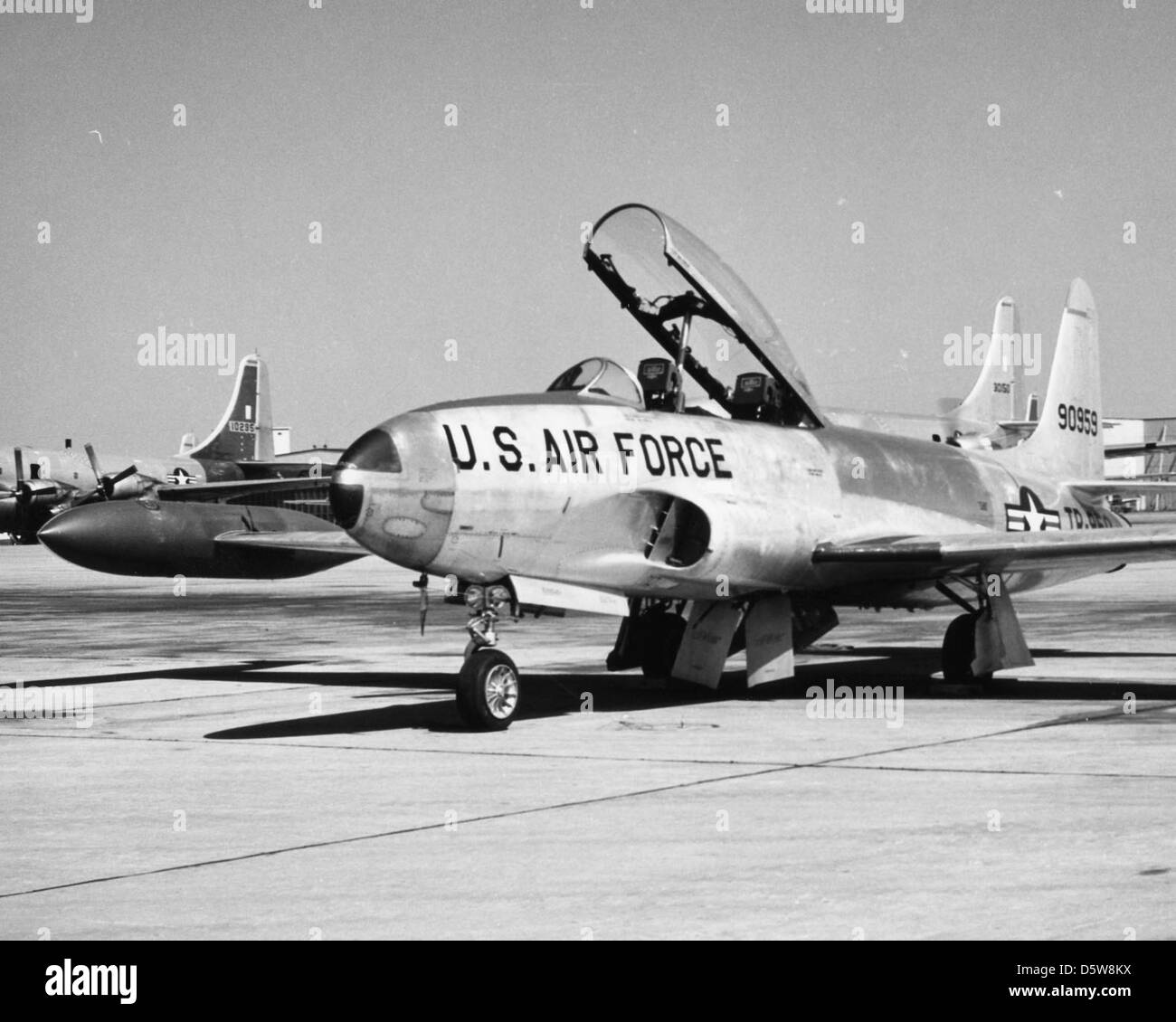 Lockheed T-33A-1-LO (TF-80C-1-LO) "Shooting Star Stock Photo - Alamy