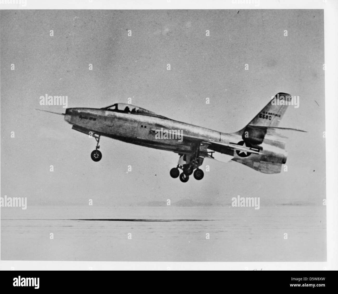 Republic xf 91 thunderceptor Black and White Stock Photos & Images - Alamy