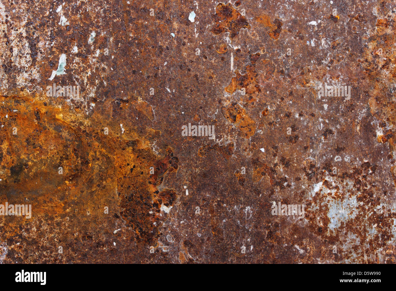 Metallic plate for billpost, rusty and scrathed thorn paper Stock Photo ...
