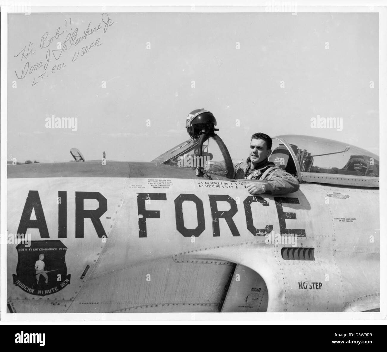 The Lockheed F-80C-5-LO Shooting Star, a U.S. Air Force jet fighter, is ...