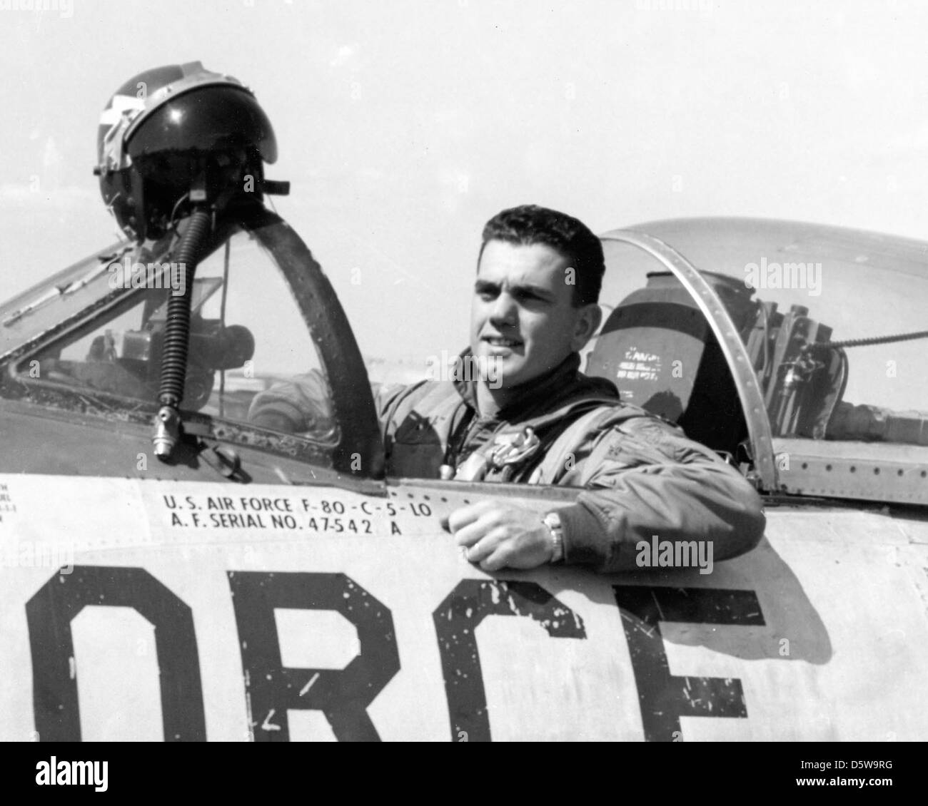 Lockheed F-80C-5-LO "Shooting Star" pilot Lt. Col. Dona Joseph LaCuture ...