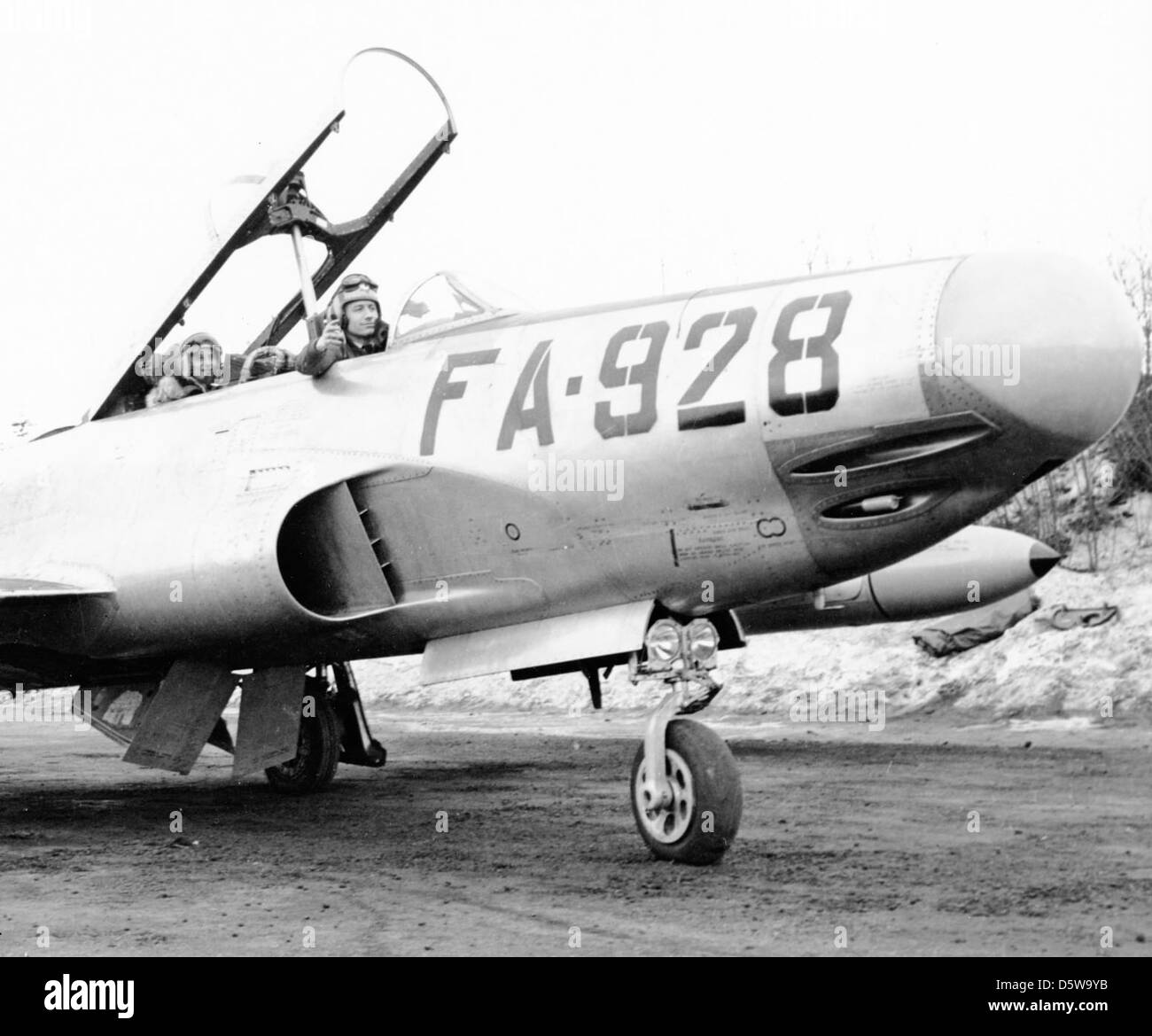 Lockheed F-94B-1-LO "Starfire" of the 133rd FIS, Grenier AFB, N.H Stock ...