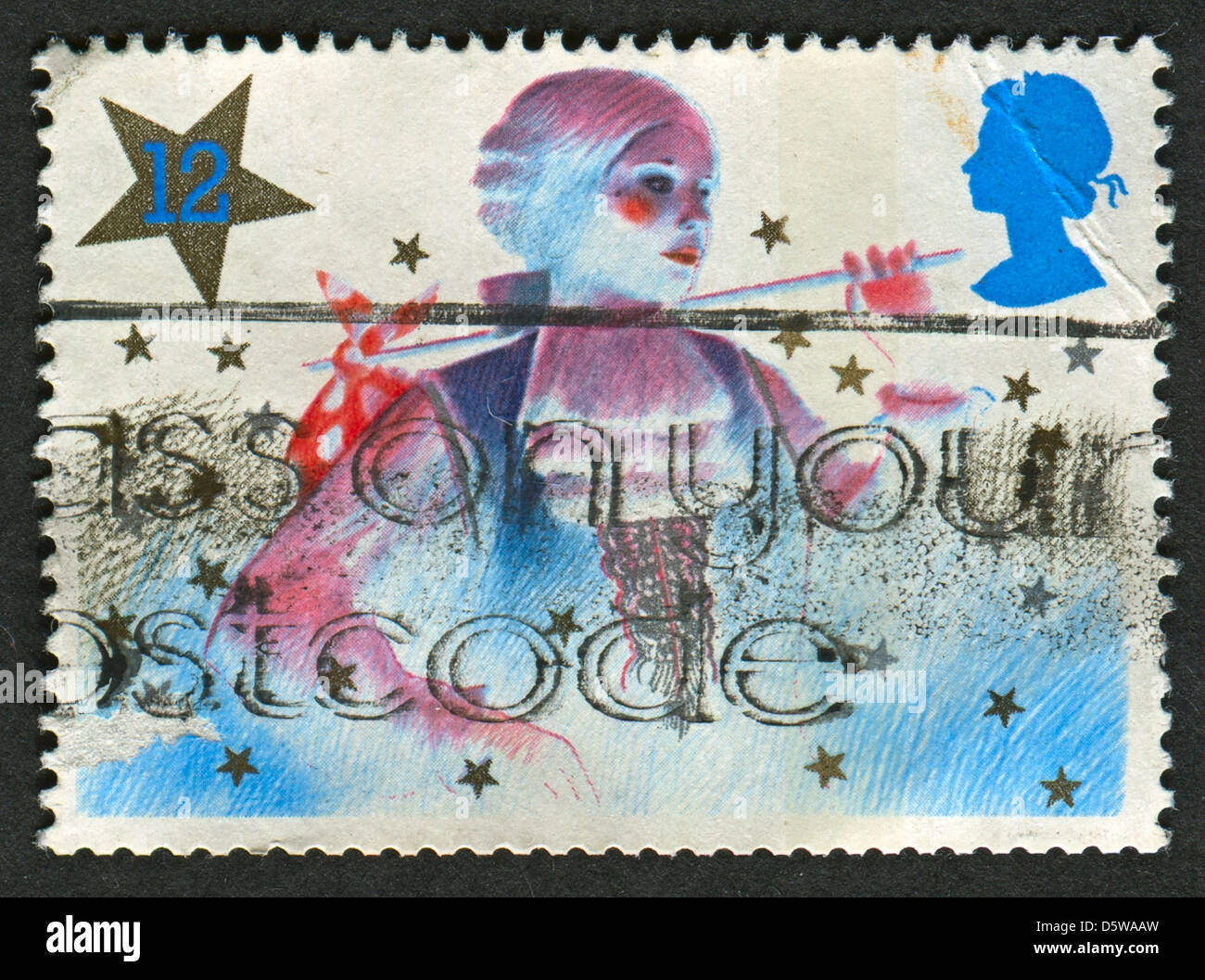 UK - CIRCA 1985: A stamp printed in UK shows image of The Christmas ...