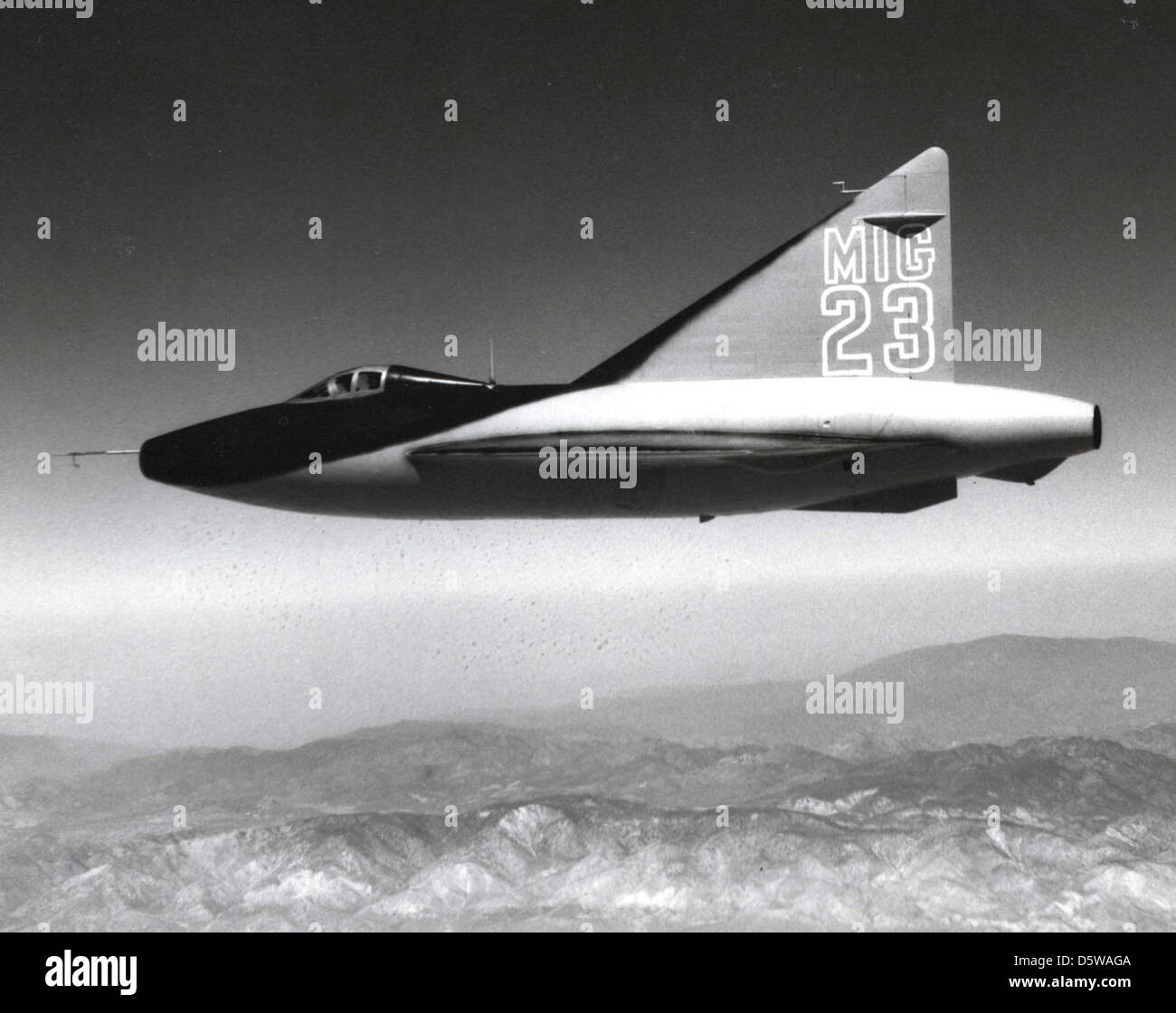 The Convair XF-92A, a prototype interceptor, was painted to resemble a ...