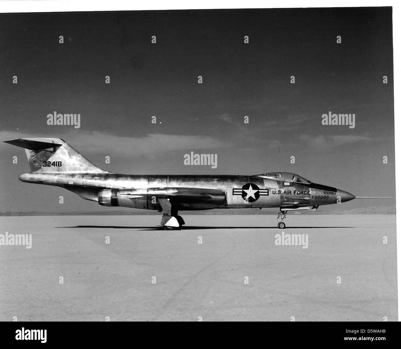 McDonnell F-101A-1 "Voodoo" (prototype Stock Photo - Alamy