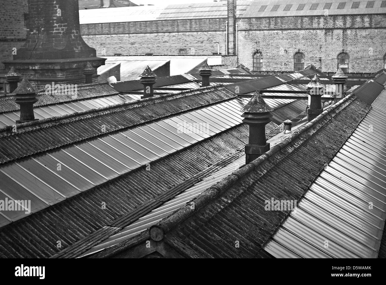 A scene of an old Yorkshire mill Stock Photo - Alamy