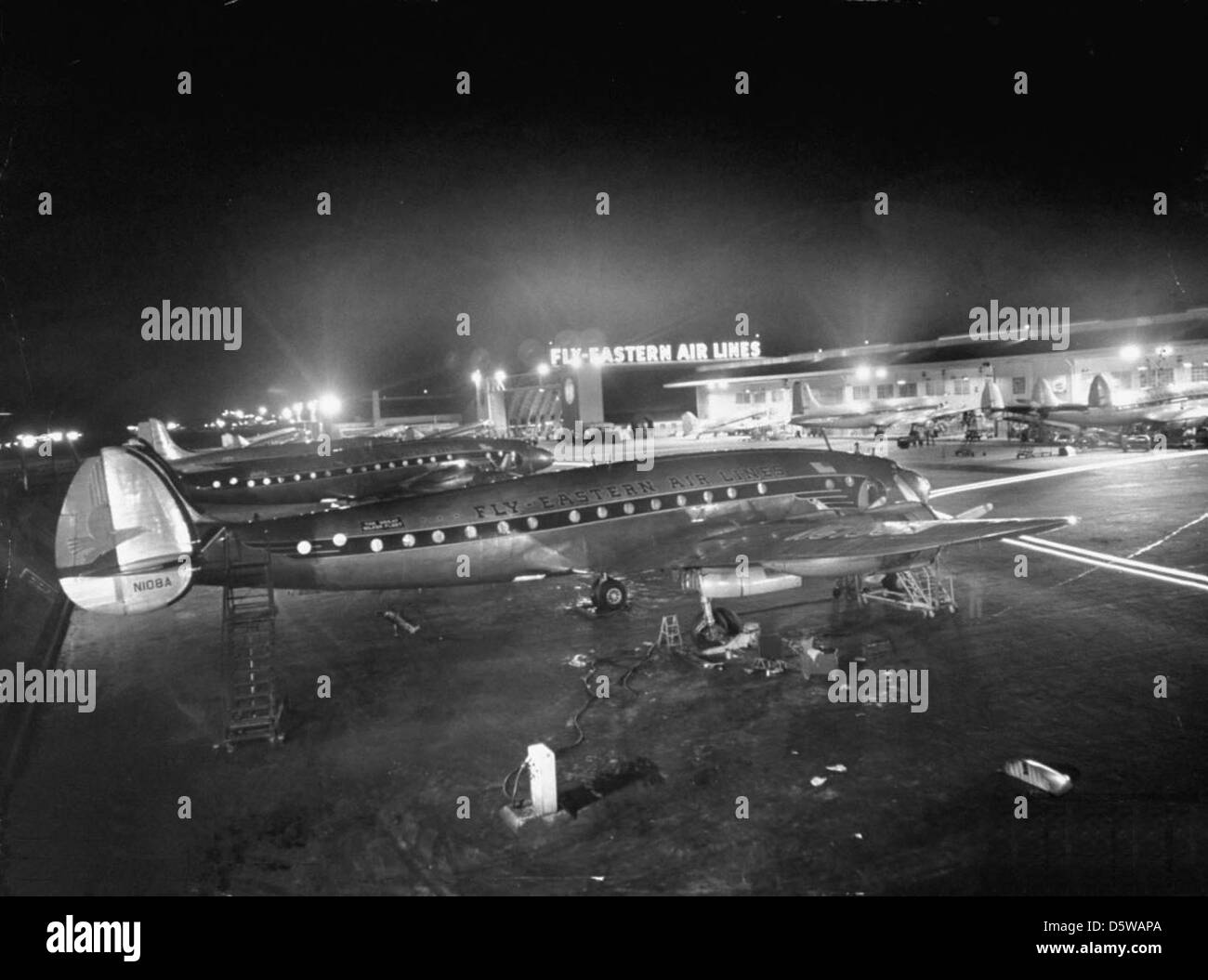Eastern Airlines Lockheed "Constellation", 1949 Stock Photo - Alamy