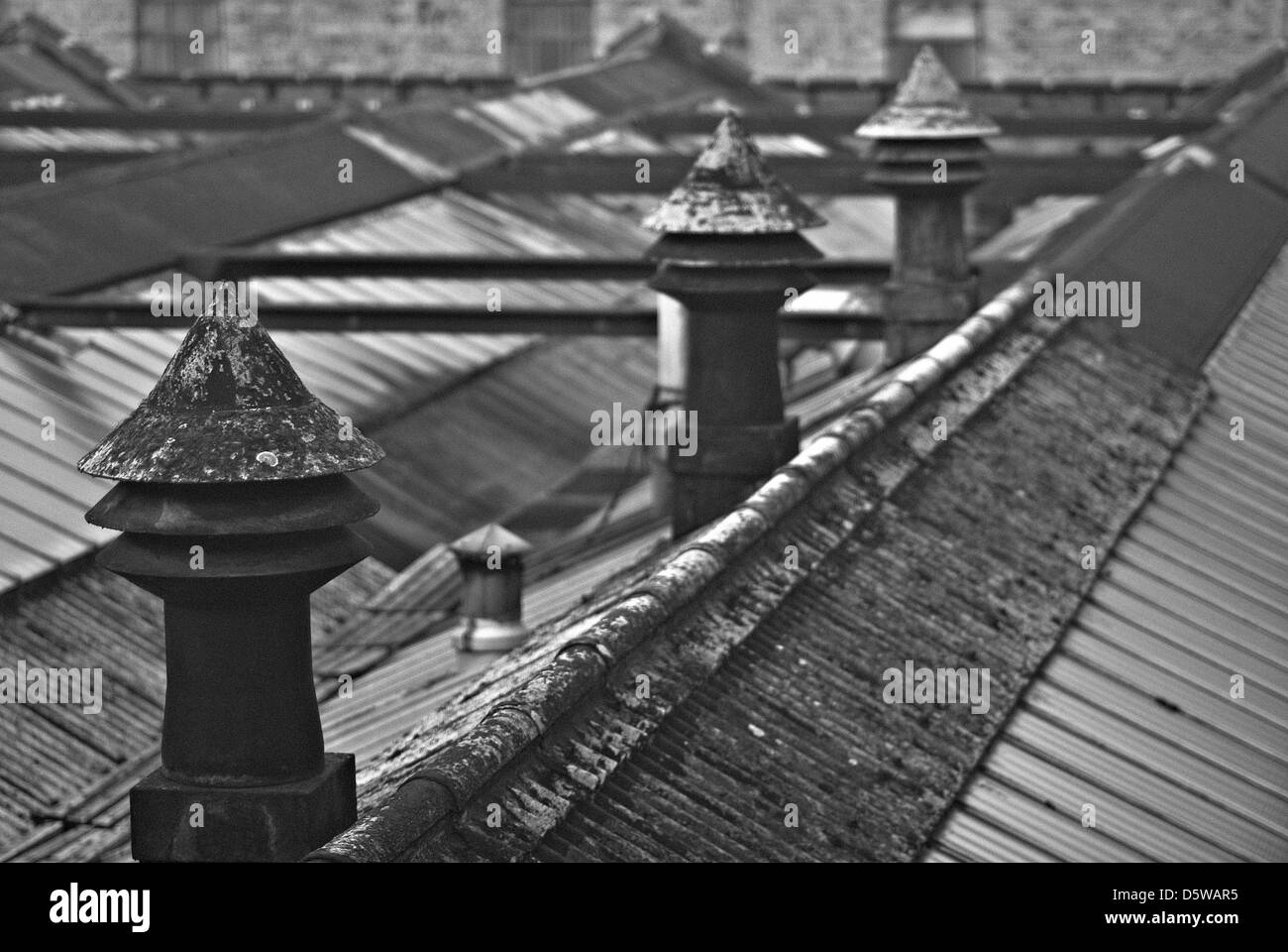 A scene of an old Yorkshire mill Stock Photo - Alamy