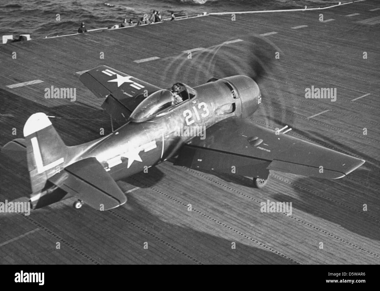 A Grumman F8F 'Bearcat' takes off in 1947, showcasing the aircraft's ...