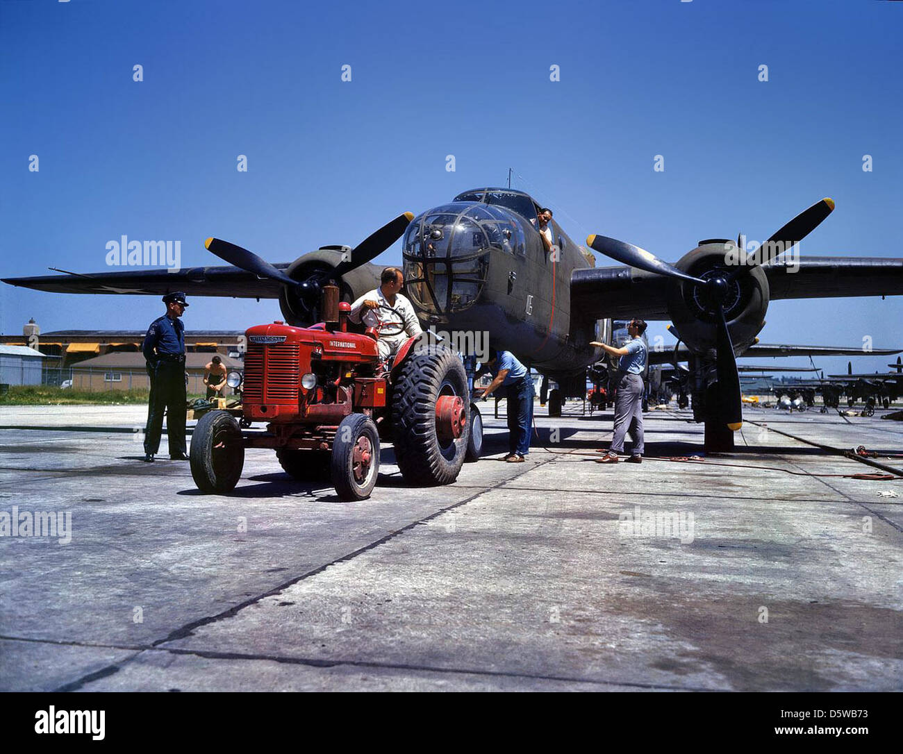 North American B-25 "Mitchell" at the N.A.A. Kansas City, Kansas plant ...
