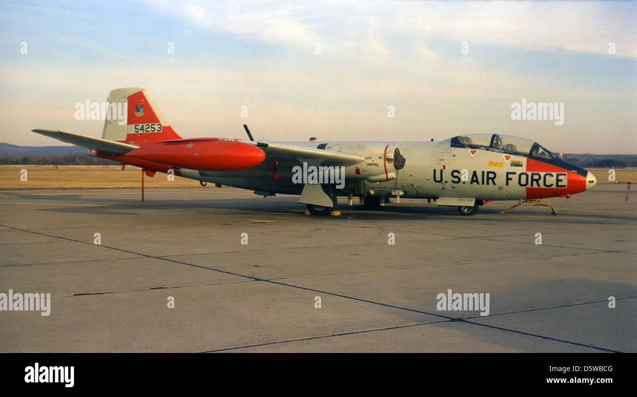 Martin EB-57E-MA "Canberra" of the 4713th DSES at Westover AFB, MA ...