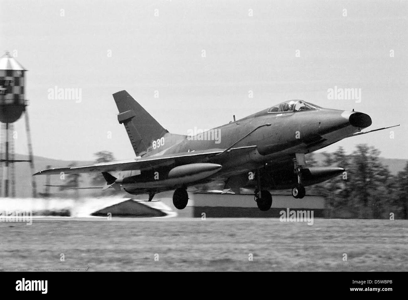 The North American F-100D-25-NA Super Sabre of the 131st Fighter ...