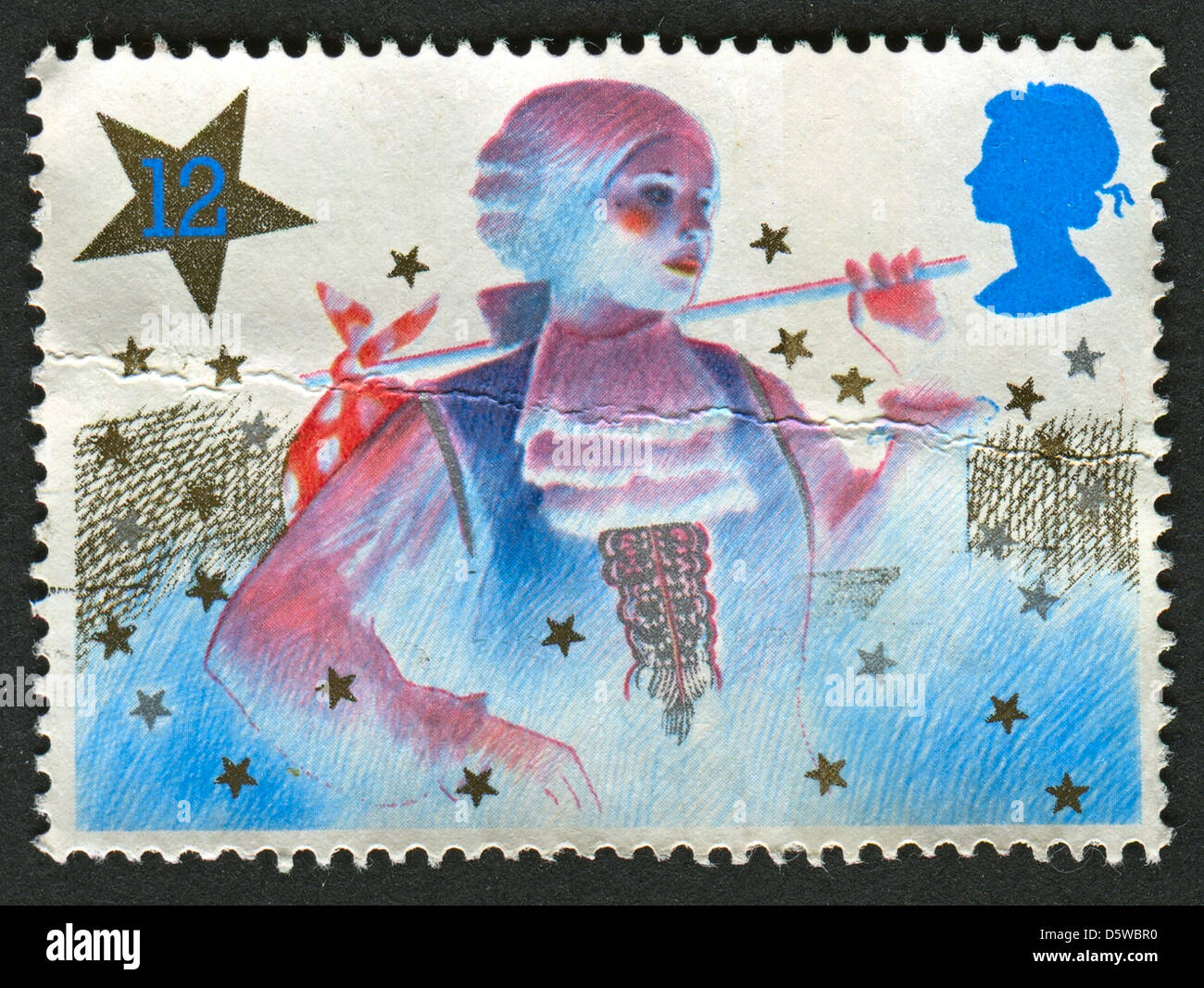 UK - CIRCA 1985: A stamp printed in UK shows image of The Christmas ...