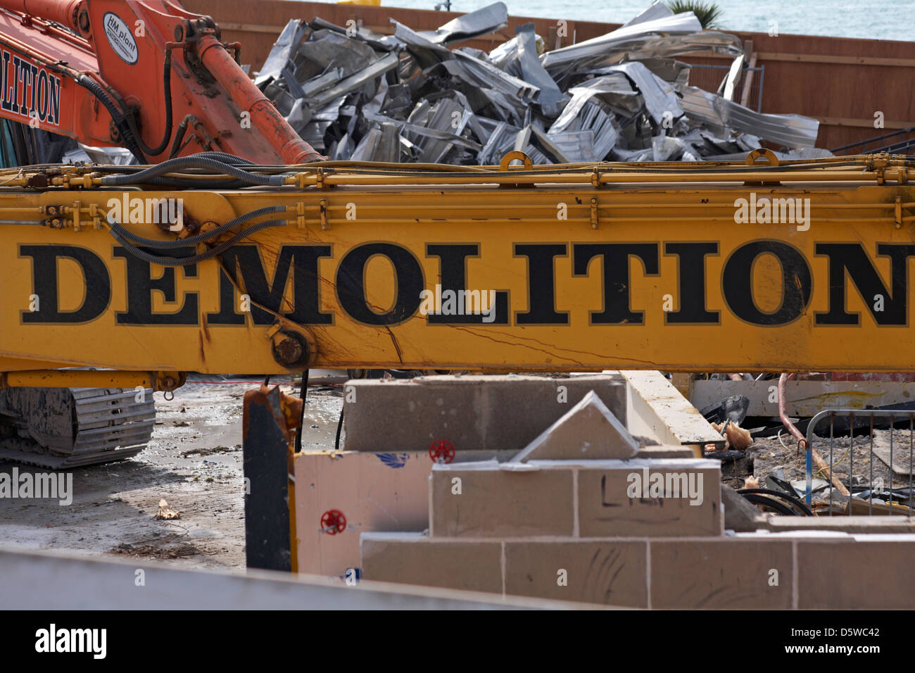 final stages of the demolition of the Imax complex building on ...