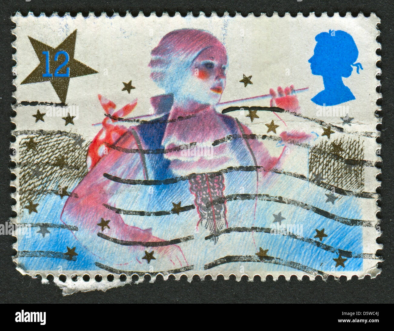 UK - CIRCA 1985: A stamp printed in UK shows image of The Christmas ...