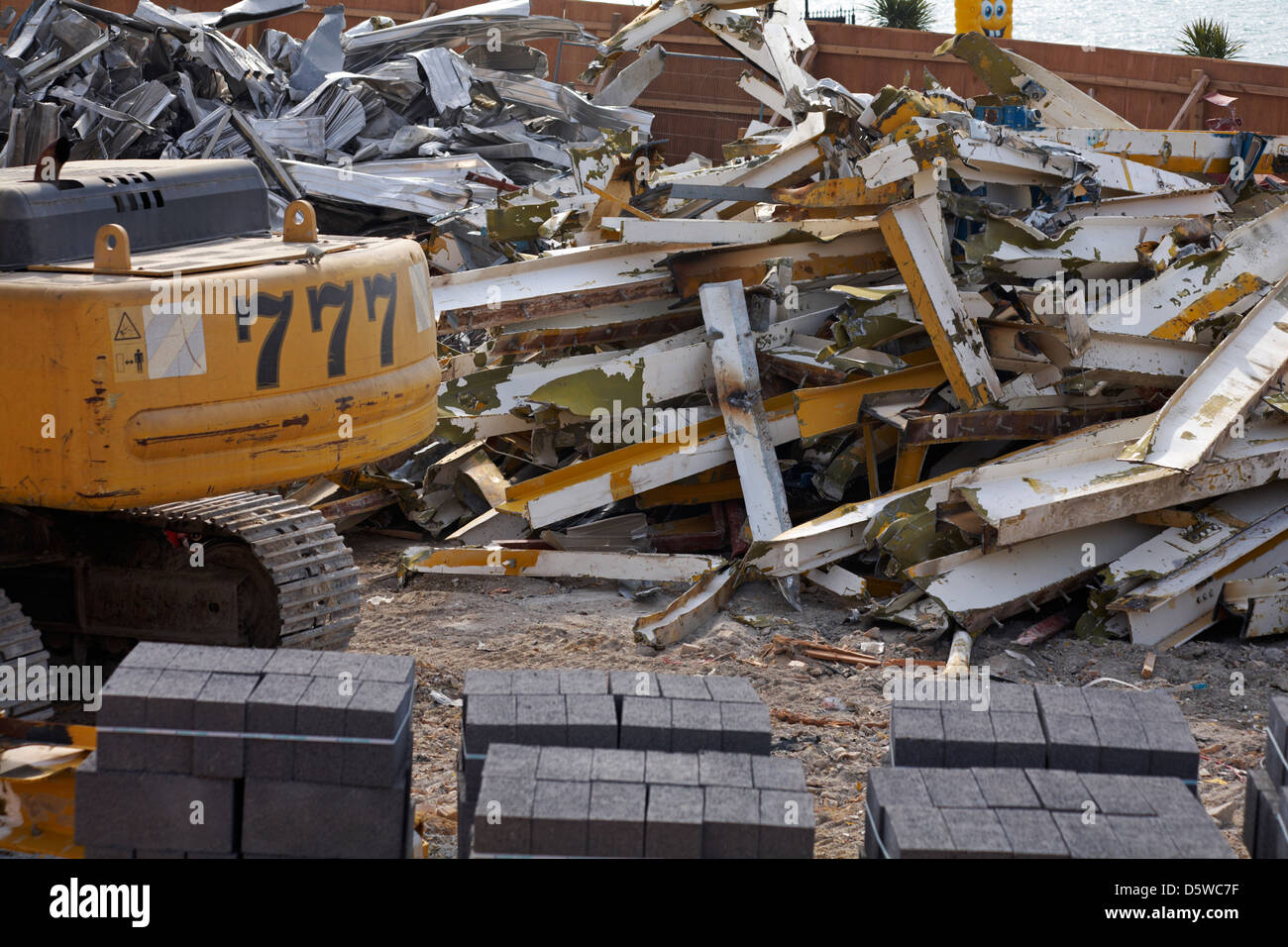 final stages of the demolition of the Imax complex building on ...