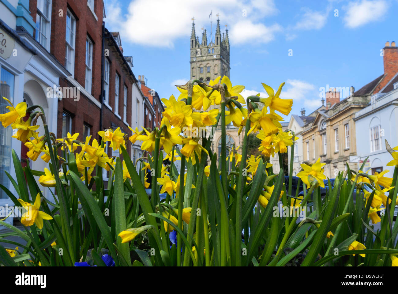 St Marys church warwick Stock Photo - Alamy