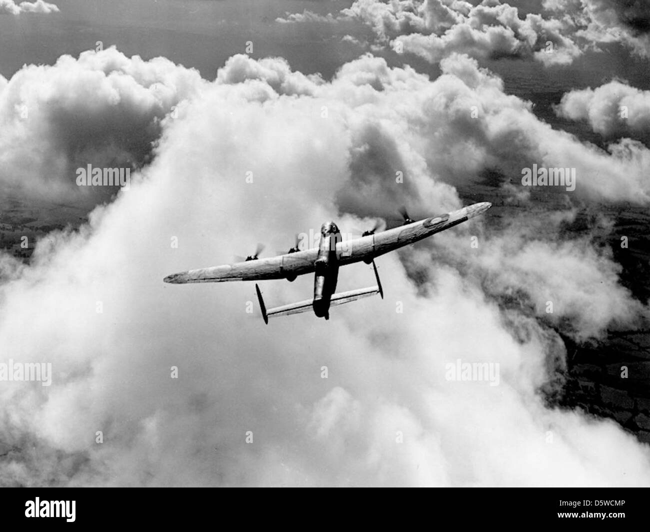 The Avro Lancaster, a British four-engine heavy bomber, was used ...