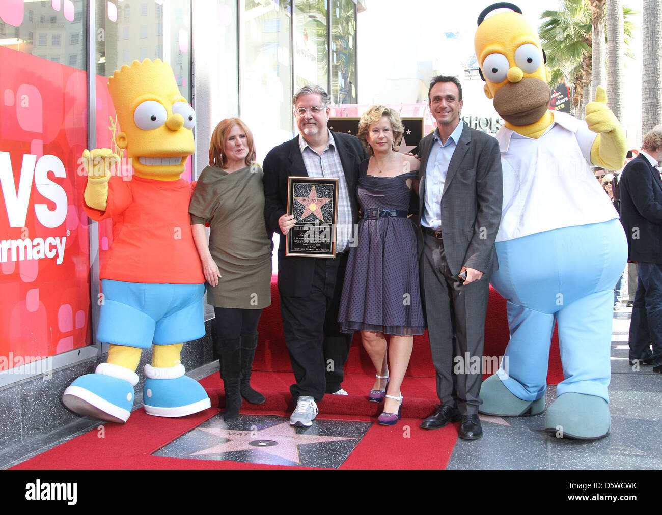 Nancy Cartwright, Matt Groening, Yeardley Smith, Hank Azaria Creator of ...