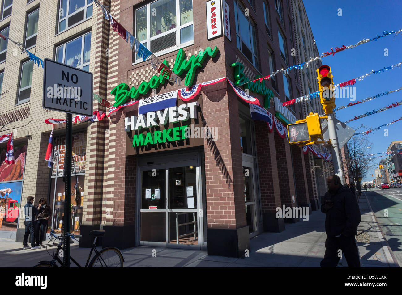 Newly opened Brooklyn Harvest Market supermarket in the newly developed ...