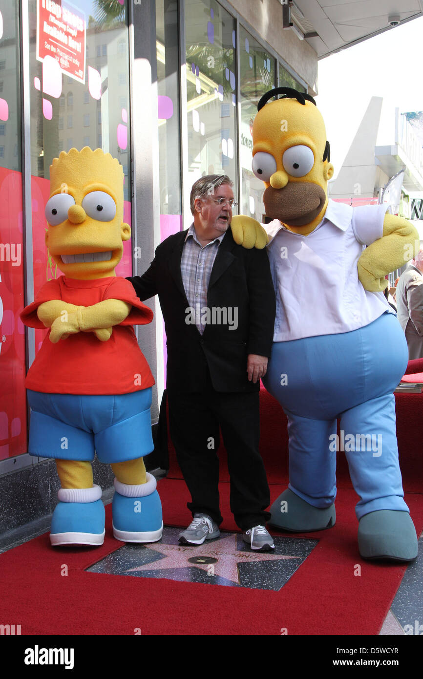 Matt Groening Creator of 'The Simpsons' Matt Groening receives a Star ...