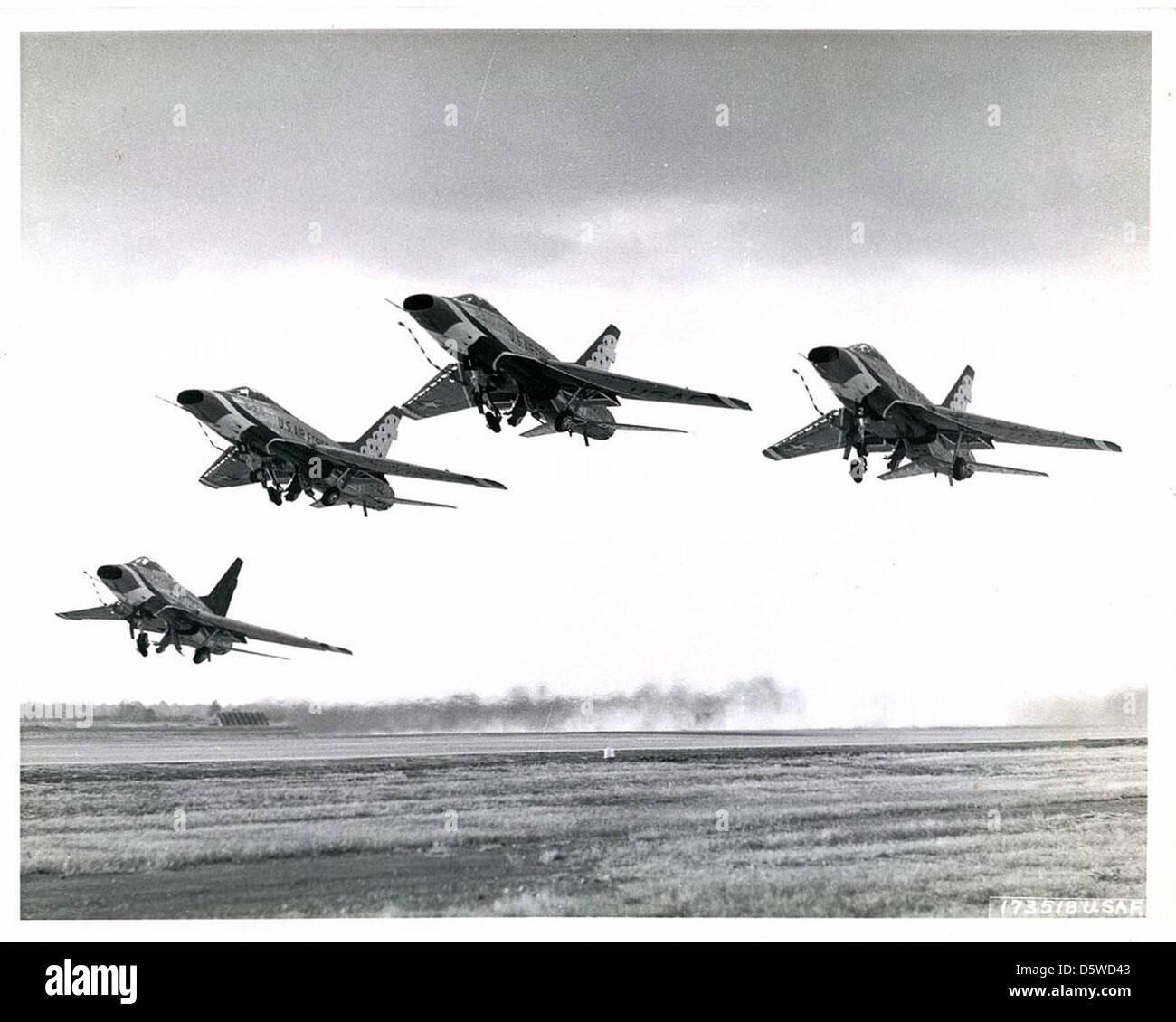The North American F-100D Super Sabre was a supersonic jet fighter used ...