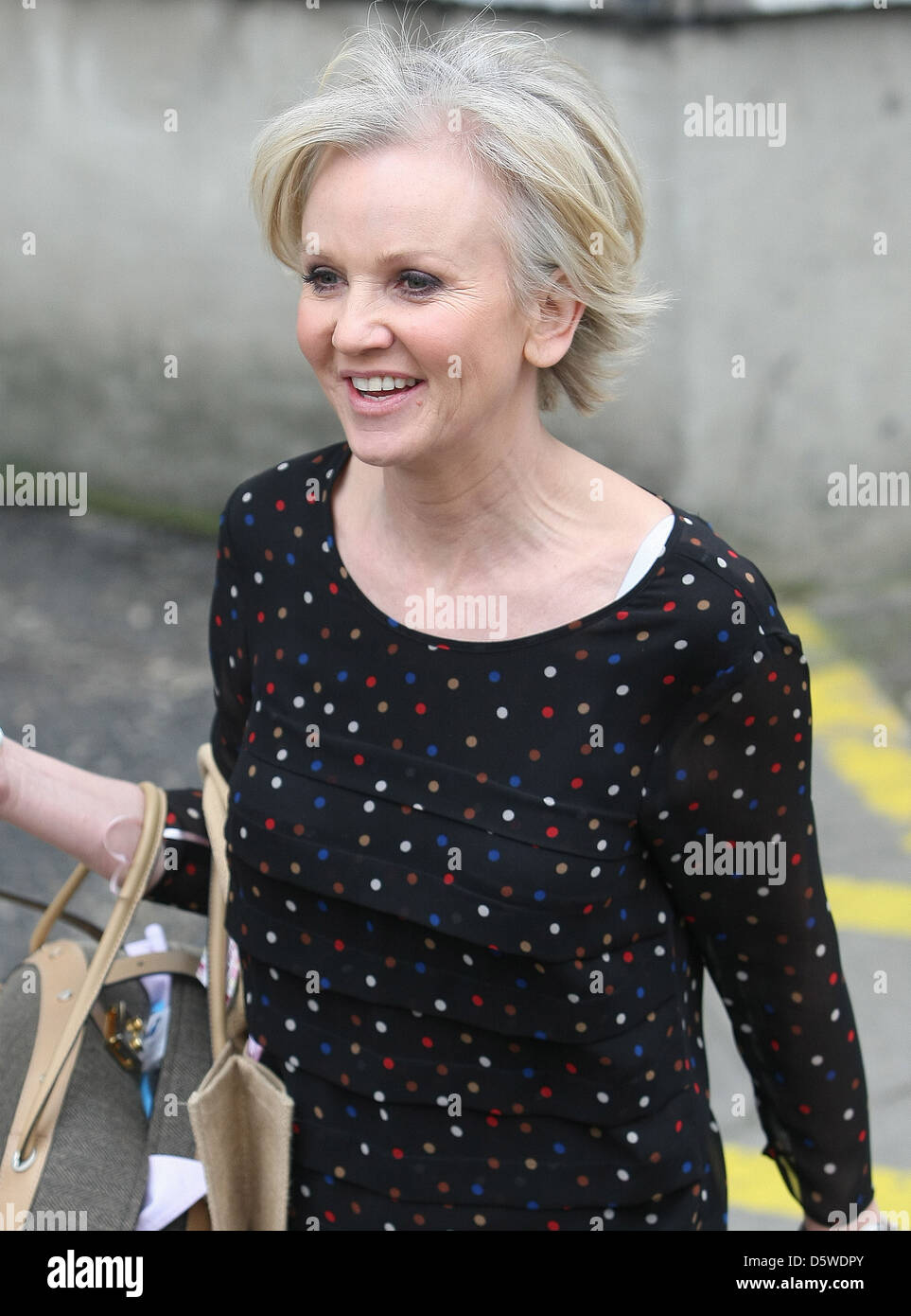 Lisa Maxwell at the ITV studios London, England - 06.03.12 Stock Photo ...