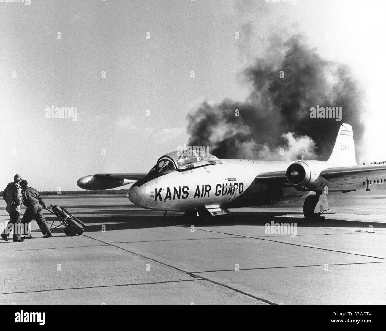 The Martin RB-57A 'Canberra', part of the 117th Photo Reconnaissance ...